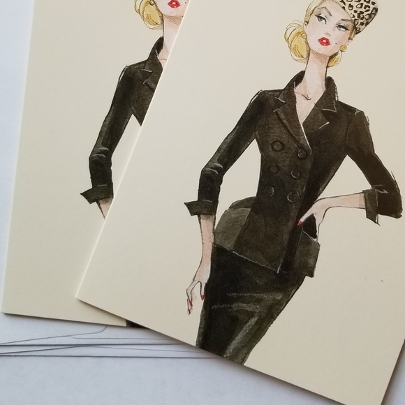 Barbie | Accessories | Barbie Notecards And Envelope Set By Robert Best ...